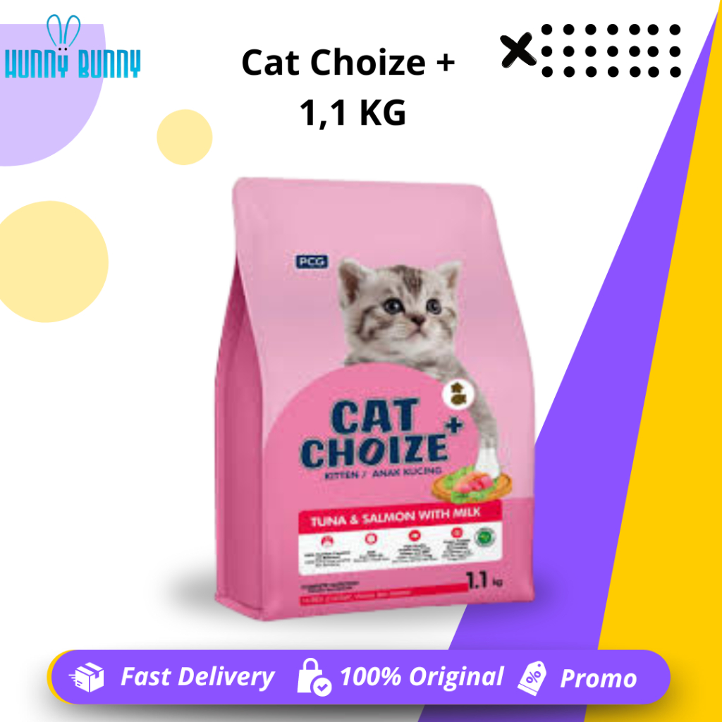 Jual Cat Choize Plus Kitten Makanan Kucing 1,1 kg | Shopee Indonesia
