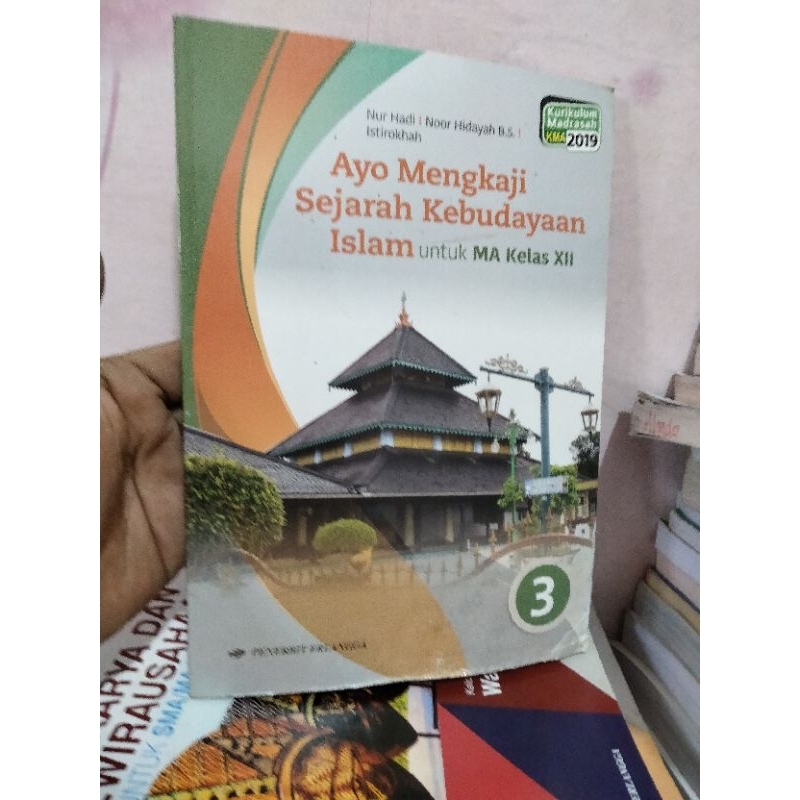 Jual buku ski/sejarah kebudayaan Islam kelas 12 XII 3 ma madrasah Aliyah erlangga revisi ...