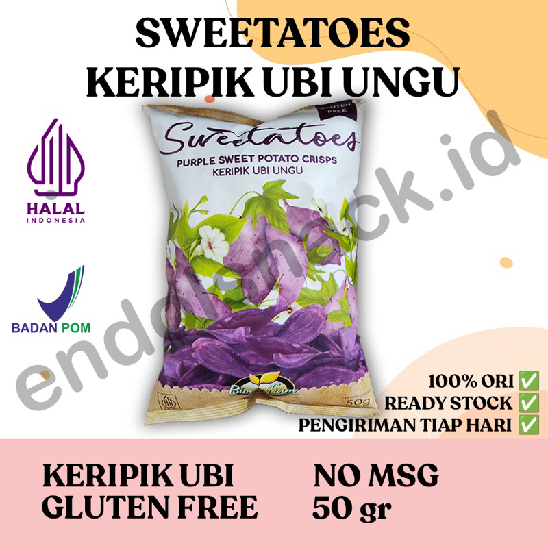 Jual Bionic Farm Sweetatoes Keripik Ubi Ungu 50g | Shopee Indonesia