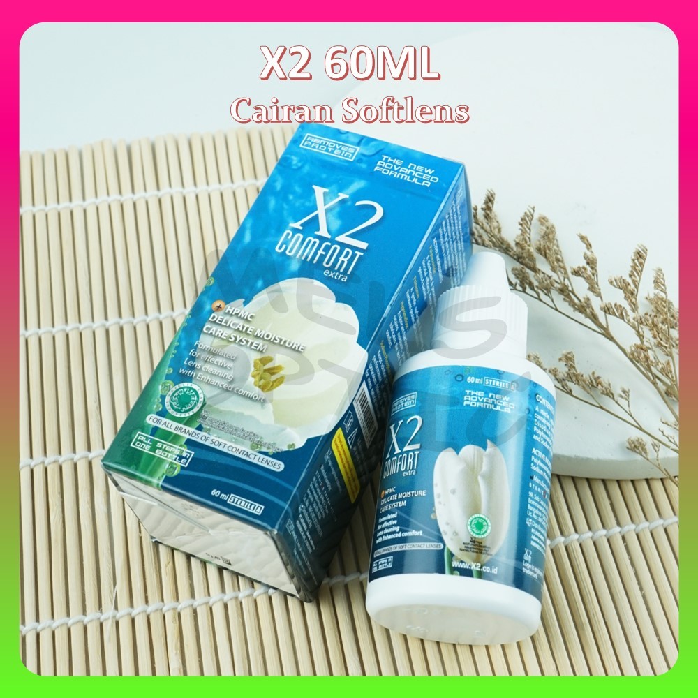 Jual Cairan Softlens X2 Comfort 60 ml | Shopee Indonesia