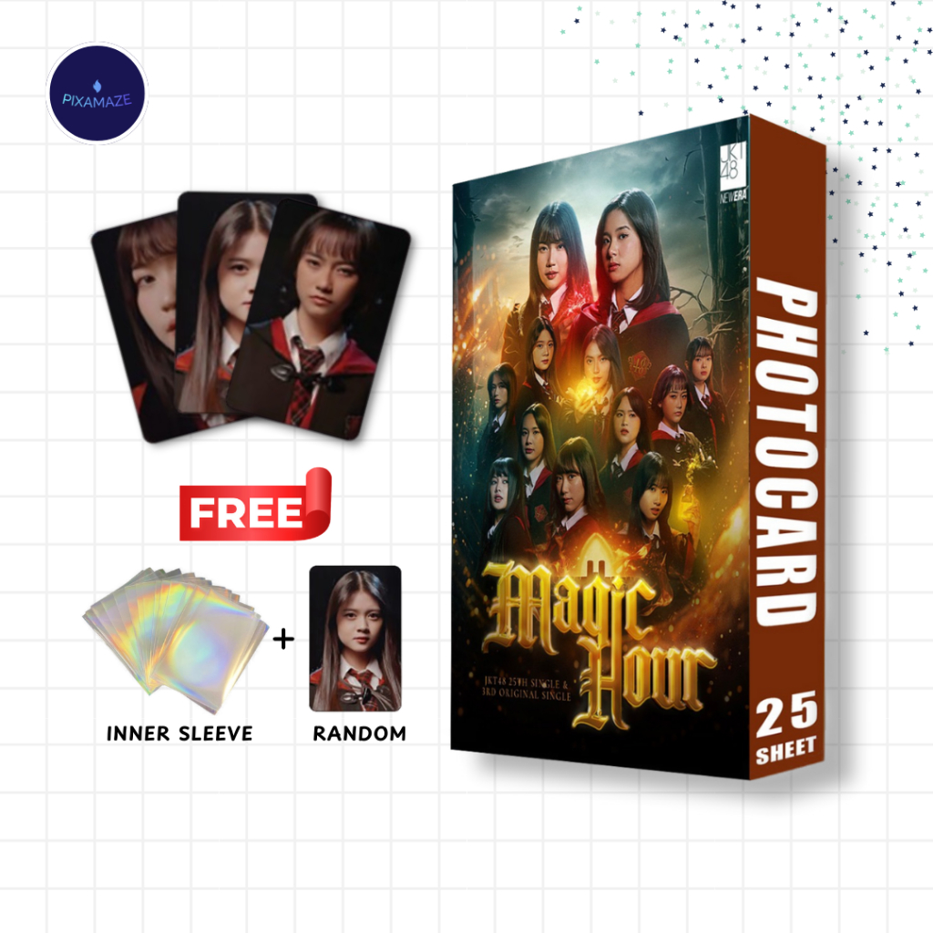 Jual Photocard JKT48 Magic Hour | 25 Pcs | Ukuran 55mm X 85mm | Shopee Indonesia