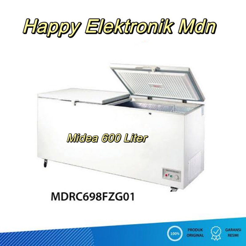 Jual Midea Chest Freezer Midea 600 Liter Midea MDRC698FZG01 Midea Chest ...