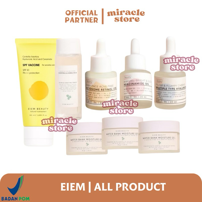 Jual [MIRACLE STORE] EIEM BEAUTY SERUM N MOISTURIZER WATERBANK MOIST ...