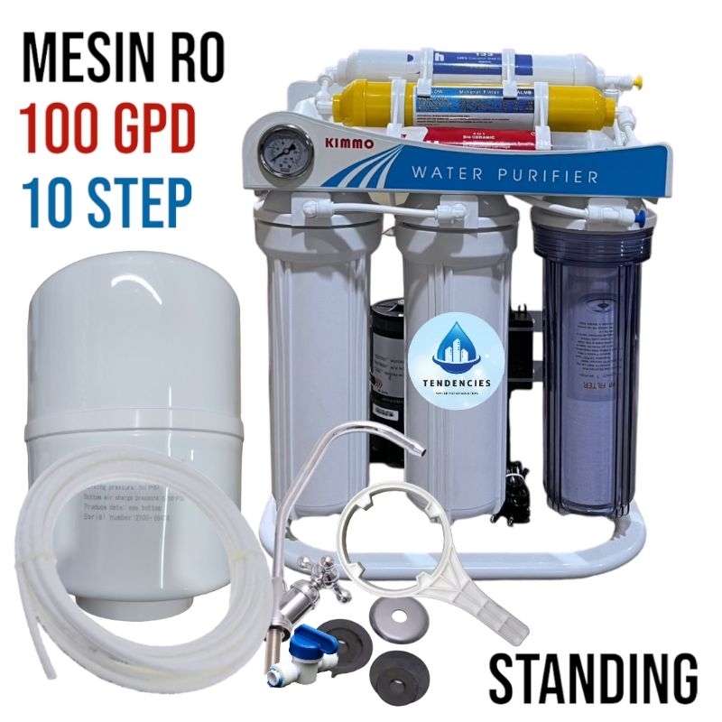 Jual MESIN RO 100 GPD 10 STEP / REVERSE OSMOSIS 100 GPD 10 STEP ...