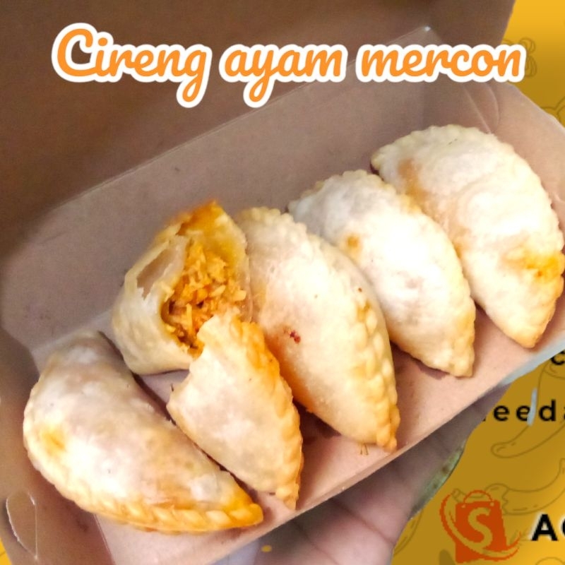 Jual Homemade Cireng mercon isi ayam/jando/keju isi 5 pcs enak dan full ...