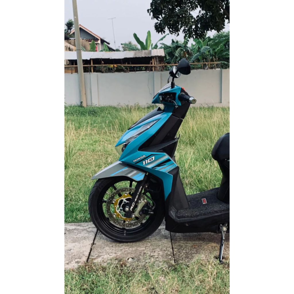Jual Striping Transparan Beat Deluxe 2020-2023 Konsep New Design 2 ...