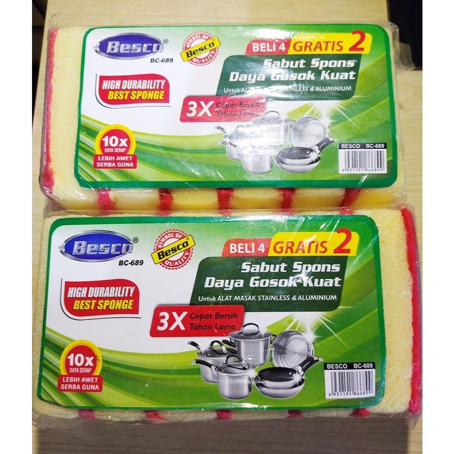 Jual Spon Spons Cuci Piring Hijau Kuning Murah | Shopee Indonesia