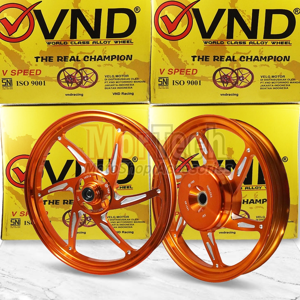 Jual Velg VND Six Star V2 Gen2 Matic Honda Vario 125/150 Stylo 160 CBS Fi PCX 150 CBU Vario 160 ...