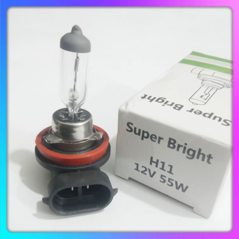 Jual BOHLAM HALOGEN LAMPU DEPAN / BOHLAM HEAD LAMP H11 12V 55 WATT ...