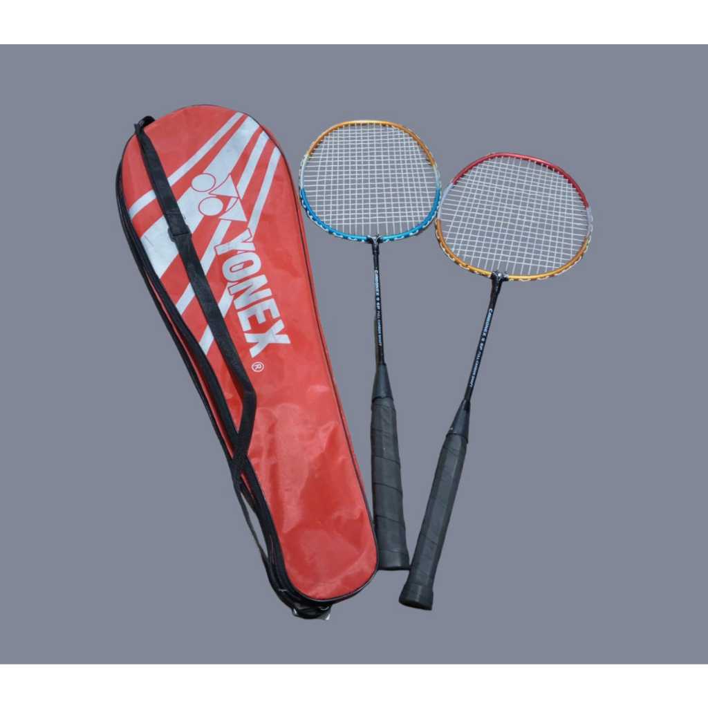Jual RAKET BADMINTON LENGKAP TAS SET ISI 2PCS / RAKET BULU TANGKIS SATU ...