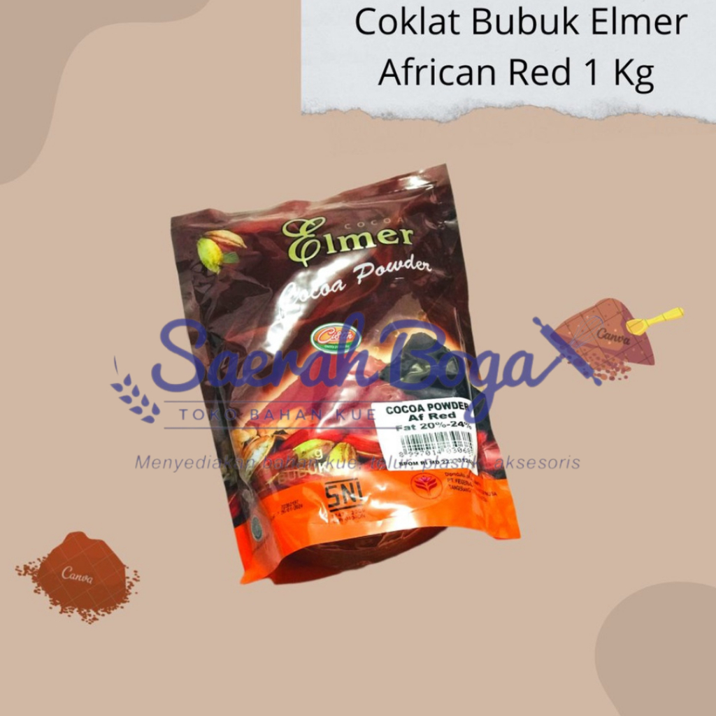 Jual COKLAT BUBUK ELMER | AFRICAN RED | COCOA POWDER | Shopee Indonesia