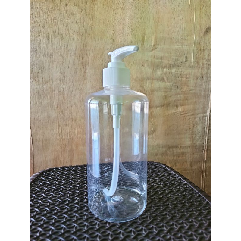 Jual BOTOL PUMP 500 ML / BOTOL HANDSANITIZER / SABUN GEL CAIR | Shopee Indonesia