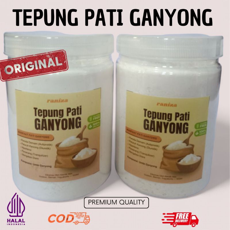 Jual Pati Ganyong Asli Pati Ganyong Organik Kemasan Toples 800ml ...