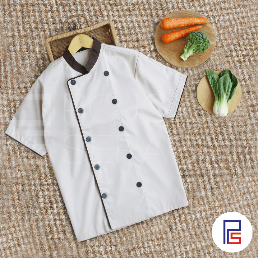 Jual Chef Jacket | Baju Koki | Baju Cook | Seragam Koki Coklat Lengan ...