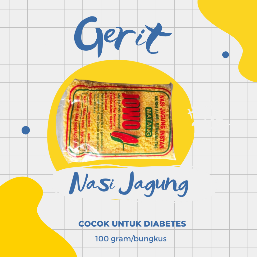 Jual Paket 6 Gerit Nasi Beras Jagung Empok Makanan Tradisional Jadul ...