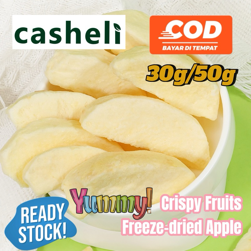 Jual casheli Strawberry Kering Freeze Dried Utuh Premium Fresh Baru Crispy Original Sweet Taste ...
