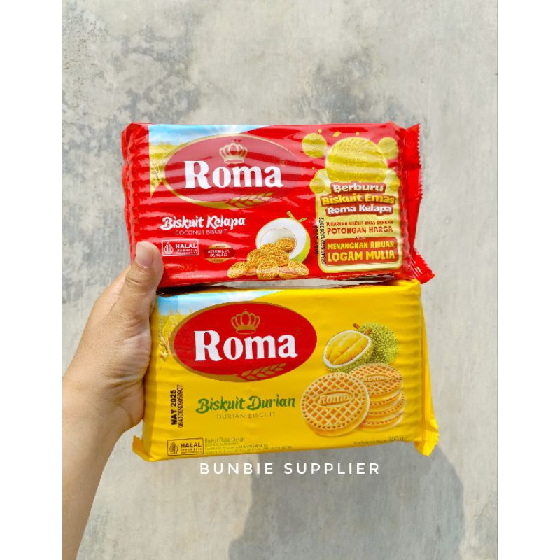 Jual Roma Biskuit Kelapa 300gr / Roma Biscuit Durian (PACK) | Shopee ...