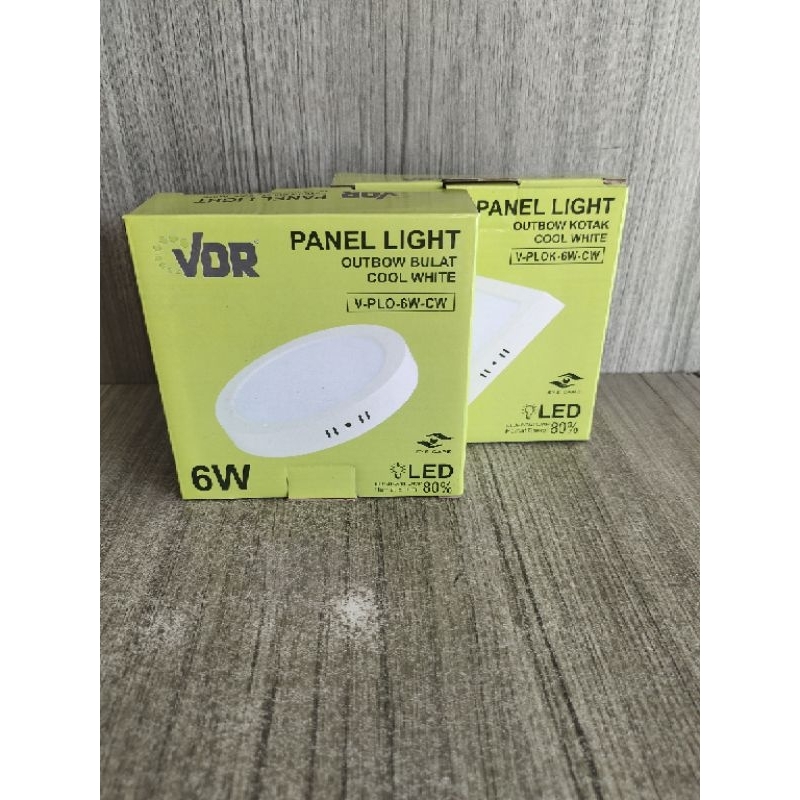 Jual LED PANEL OUTBOW VDR 6 WATT / 12WATT | Shopee Indonesia