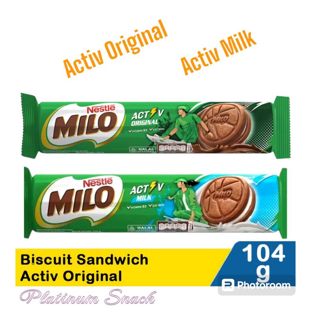 Jual Milo Biscuit Sandwich Roll | 1 Roll | Nestle | Shopee Indonesia