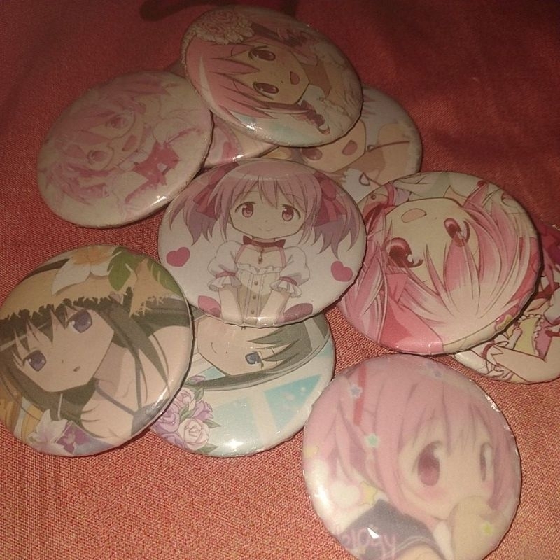 Jual fanmerch MADOKA MAGICA, Pins, pin, custom pin, homura, madoka | Shopee Indonesia