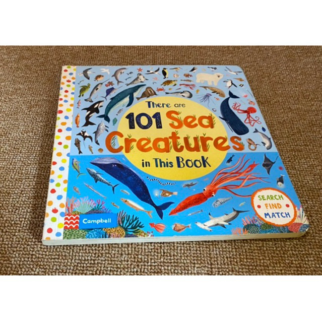 Jual Boardbook There are 101 Sea Creatures in the Book | Shopee Indonesia
