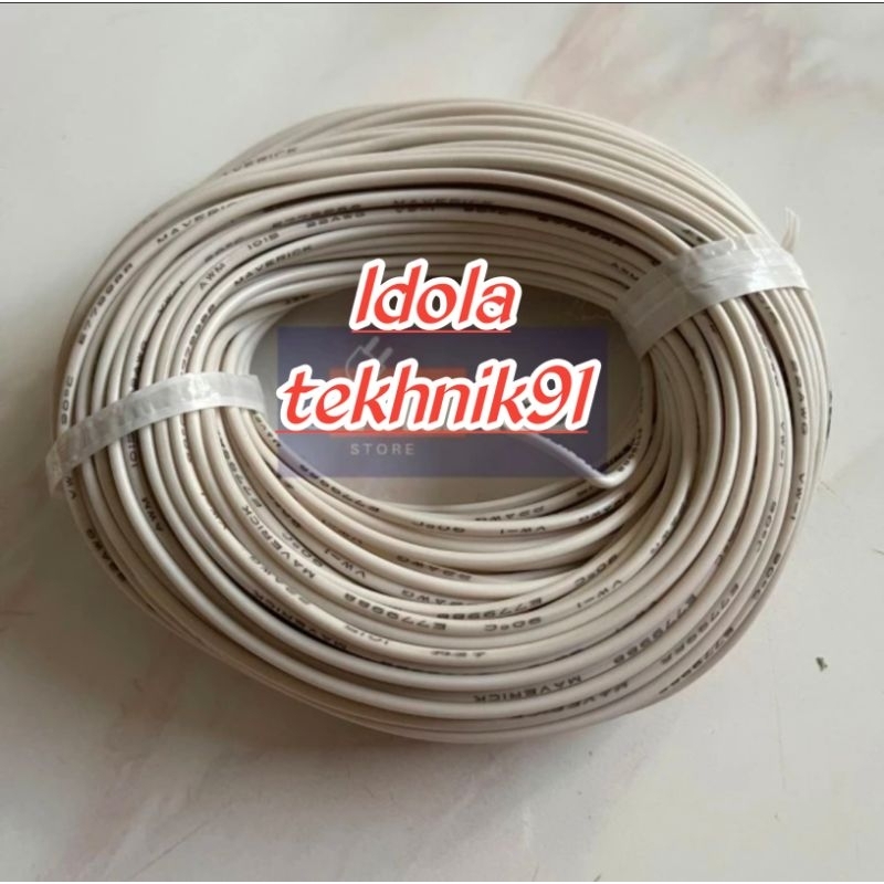 Jual Kabel Serabut AWG22 Kabel AWG 22 Serabut Kuning Panjang 50M ...