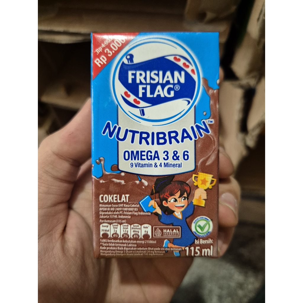 Jual SUSU BENDERA KOTAK/FRISIAN FLAG 115ML | Shopee Indonesia