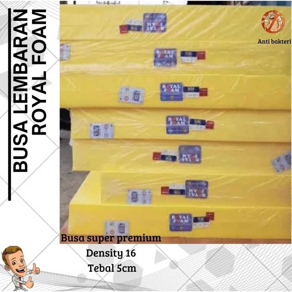 Jual Kasur Busa Lembaran Spons Sponge Premium Royal Foam Tebal 5 cm ...