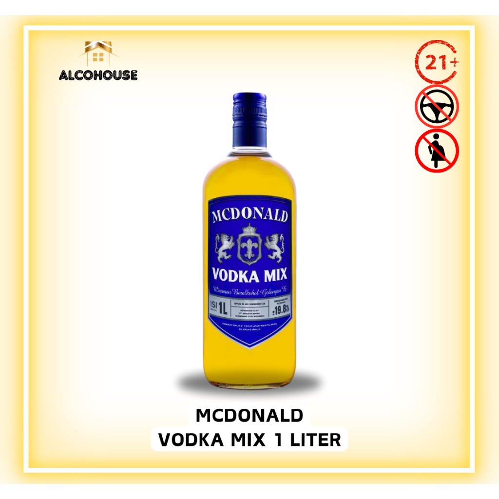 Jual MCDONALD VODKA MIX 1 LITER | Shopee Indonesia