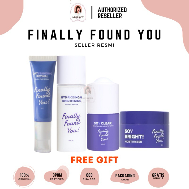 Jual [READY] Finally Found You! Soy Bright! Moisturizer - 2in1 Primer ...