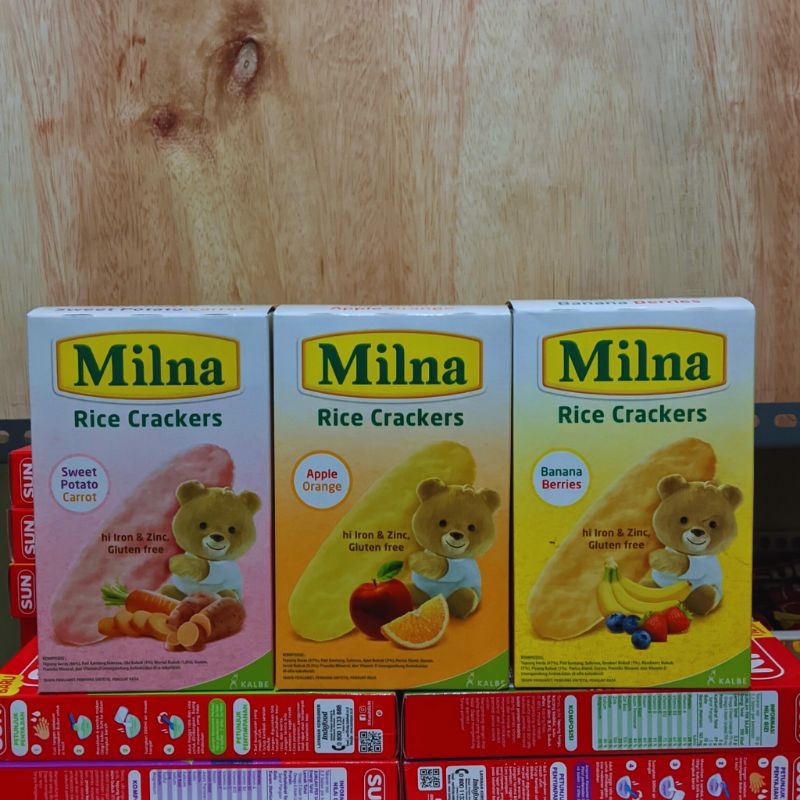 Jual Milna Rice Crackers 20g box | Shopee Indonesia