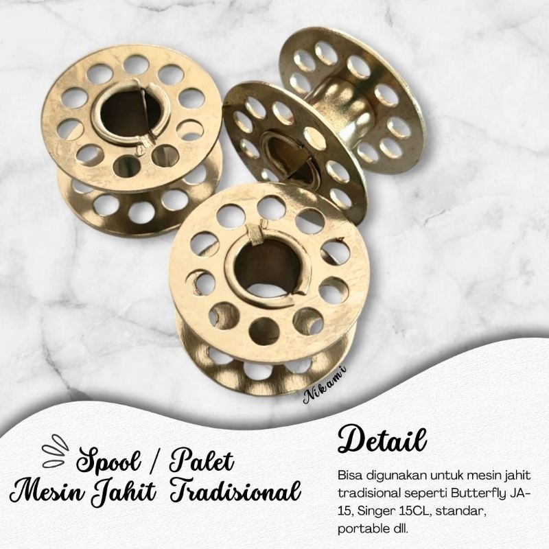 Jual Spool | Palet Mesin Jahit Kecil Isi 2 pc | Shopee Indonesia