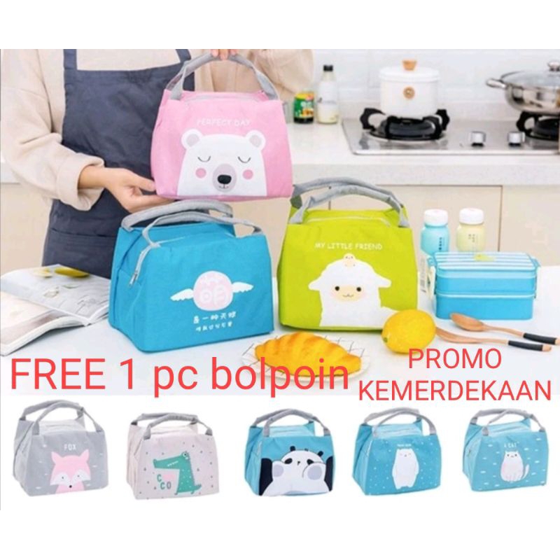 Jual Tas bekal anak tempat makan / Tas bekal besar / Lunch bag | Shopee ...