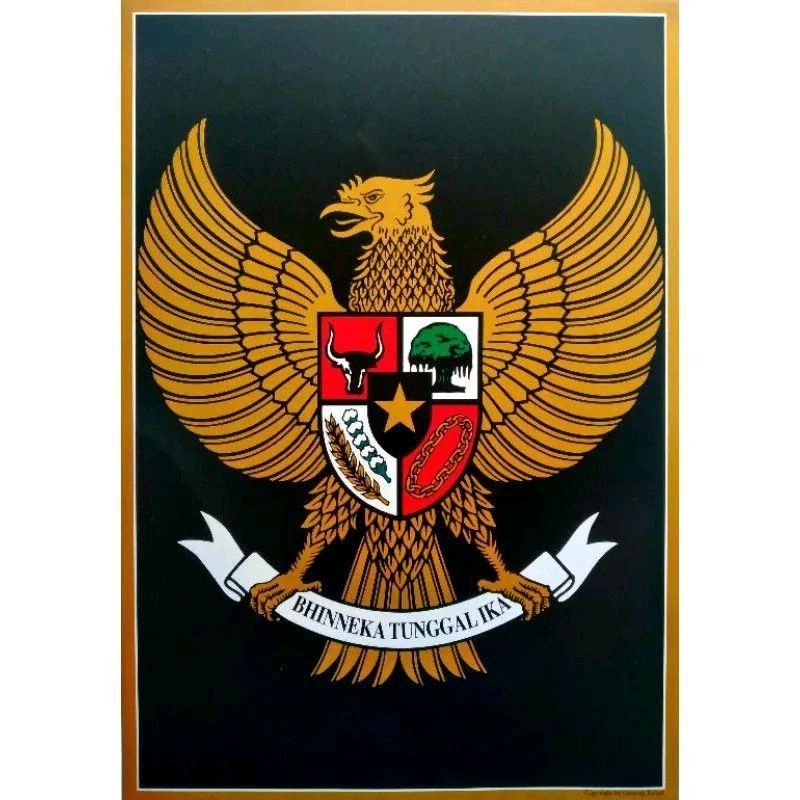 Jual poster Garuda Pancasila ukuran 35x50cm | Shopee Indonesia