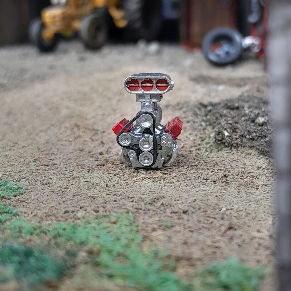 Jual Miniatur engine Mesin Hotwheels V8 SUper Charger JUNK ROSOK ...