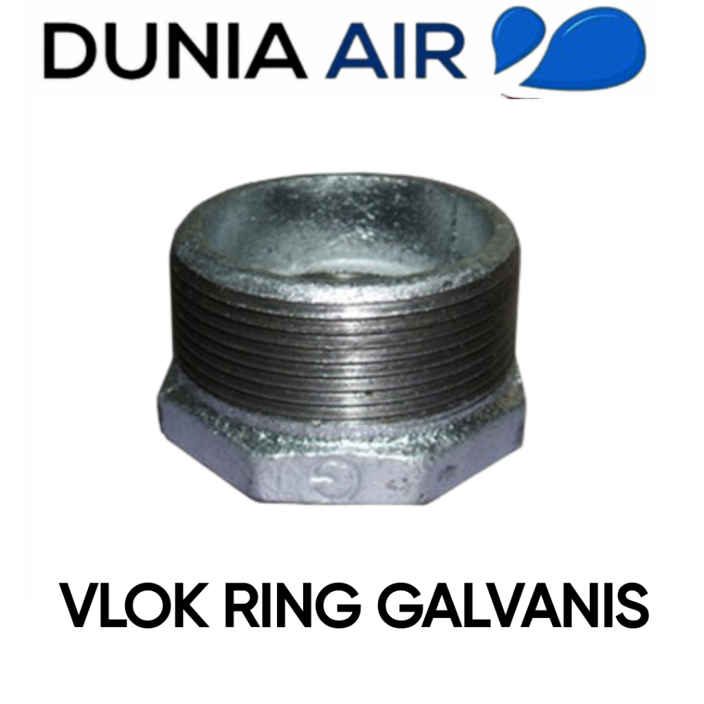 Jual Vlok Ring 2 1/2" x 1 1/2" Reducer Flok Vlock Flock Besi Galvanis ...