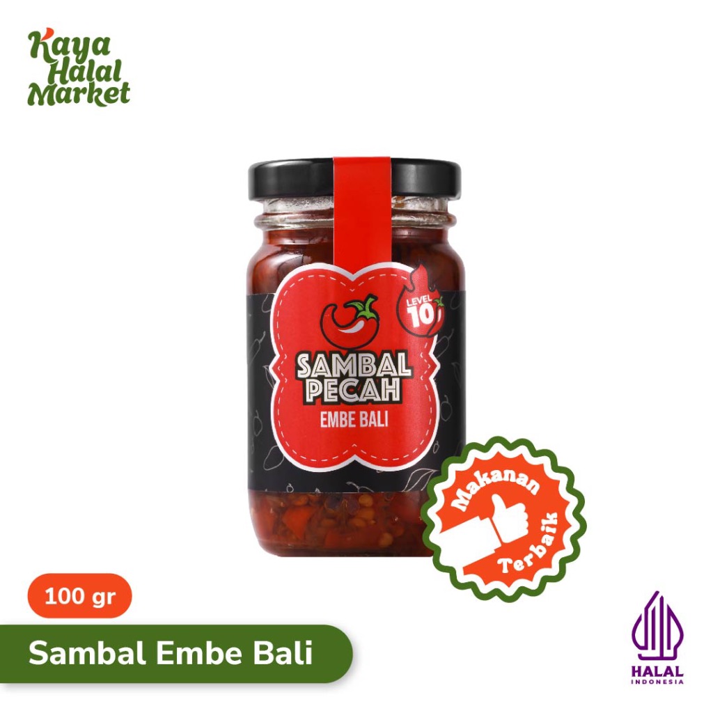 Jual Sambal Embe Khas Bali Bawang Goreng Gurih Sambal Pecah Halal ...