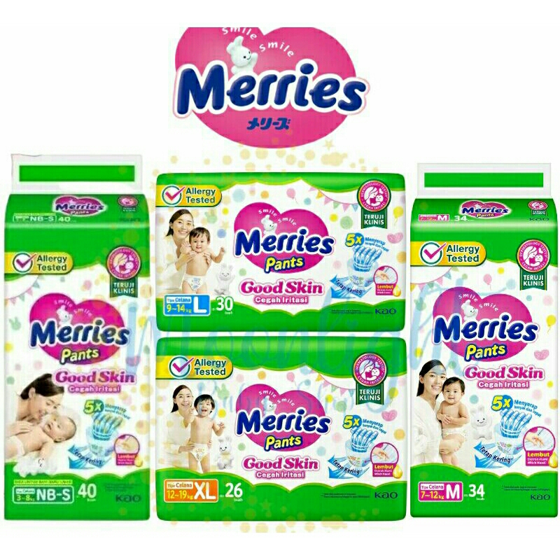 Jual Merries Good Skin 1 Dus | Shopee Indonesia