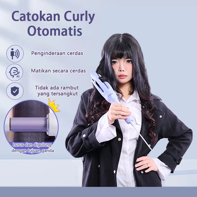 Jual Catokan Curly Otomatis Ceramics 32mm Catokan Keriting Rambut Otomatis Lon Negatif | Shopee ...