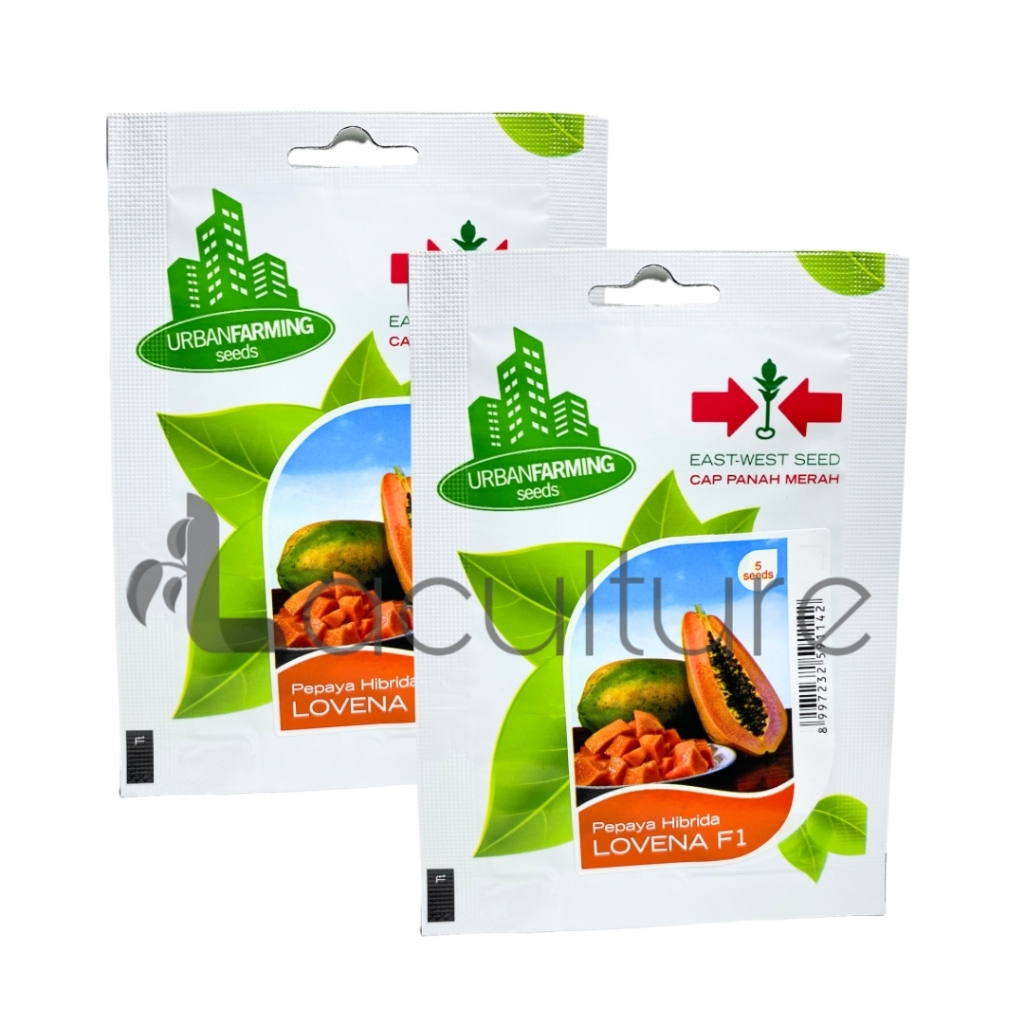 Jual Benih Pepaya Hibrida LOVENA F1 Isi 5 Butir Cap Panah Merah ...
