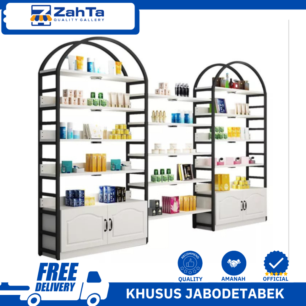 Jual ZAHTA - RAK DISPLAY GANDENG/RAK DISPLAY TOKO KOSMETIK | Shopee ...
