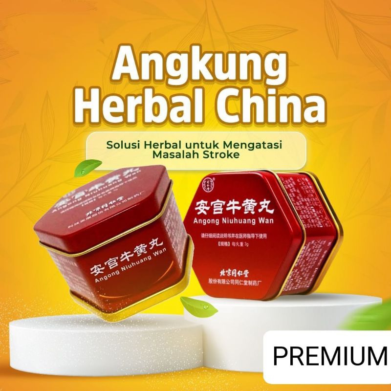 Jual TERLARIS! ANGONG NIUHUANG WAN ANGKUNG KALENG OBAT STROKE PALING ...