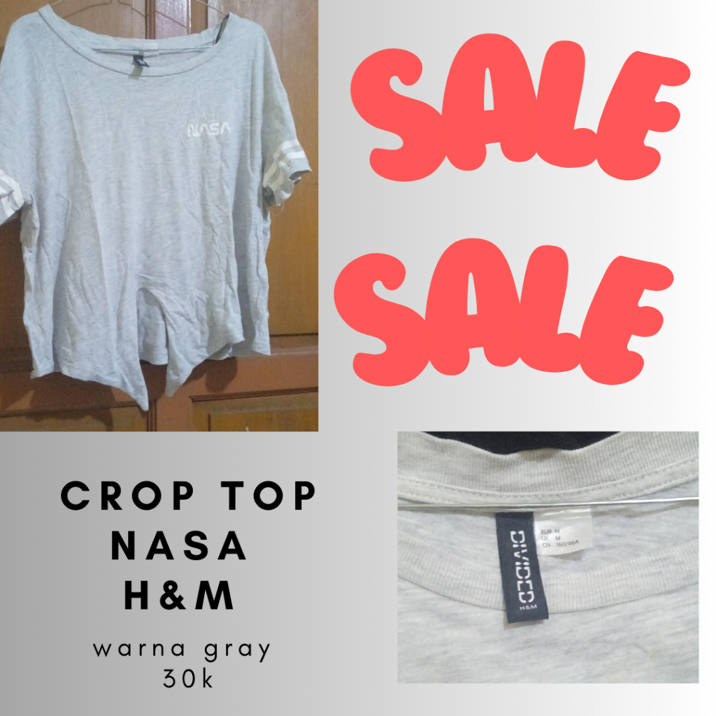 Jual BAJU H&M NASA | Shopee Indonesia