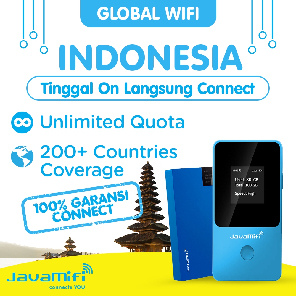 Jual JavaMifi 4G Travel Wifi Indonesia Unlimited Mobile Broadband ...