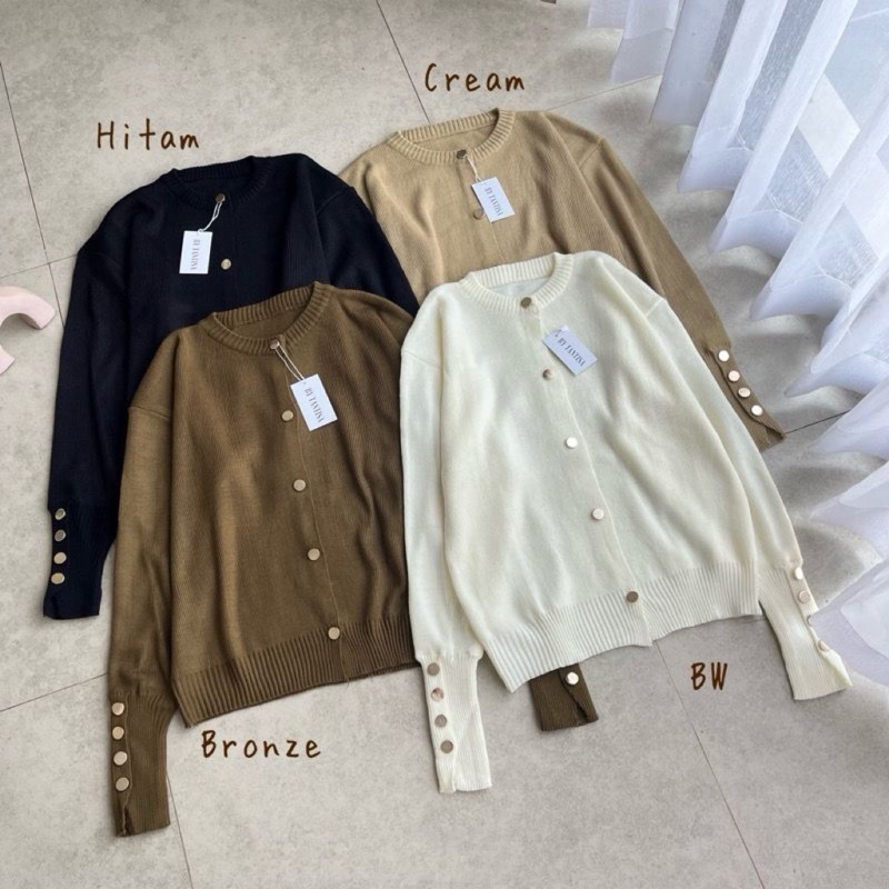 Jual Aira Cardigan Rajut Atasan Outer Wanita Knitwear | Shopee Indonesia