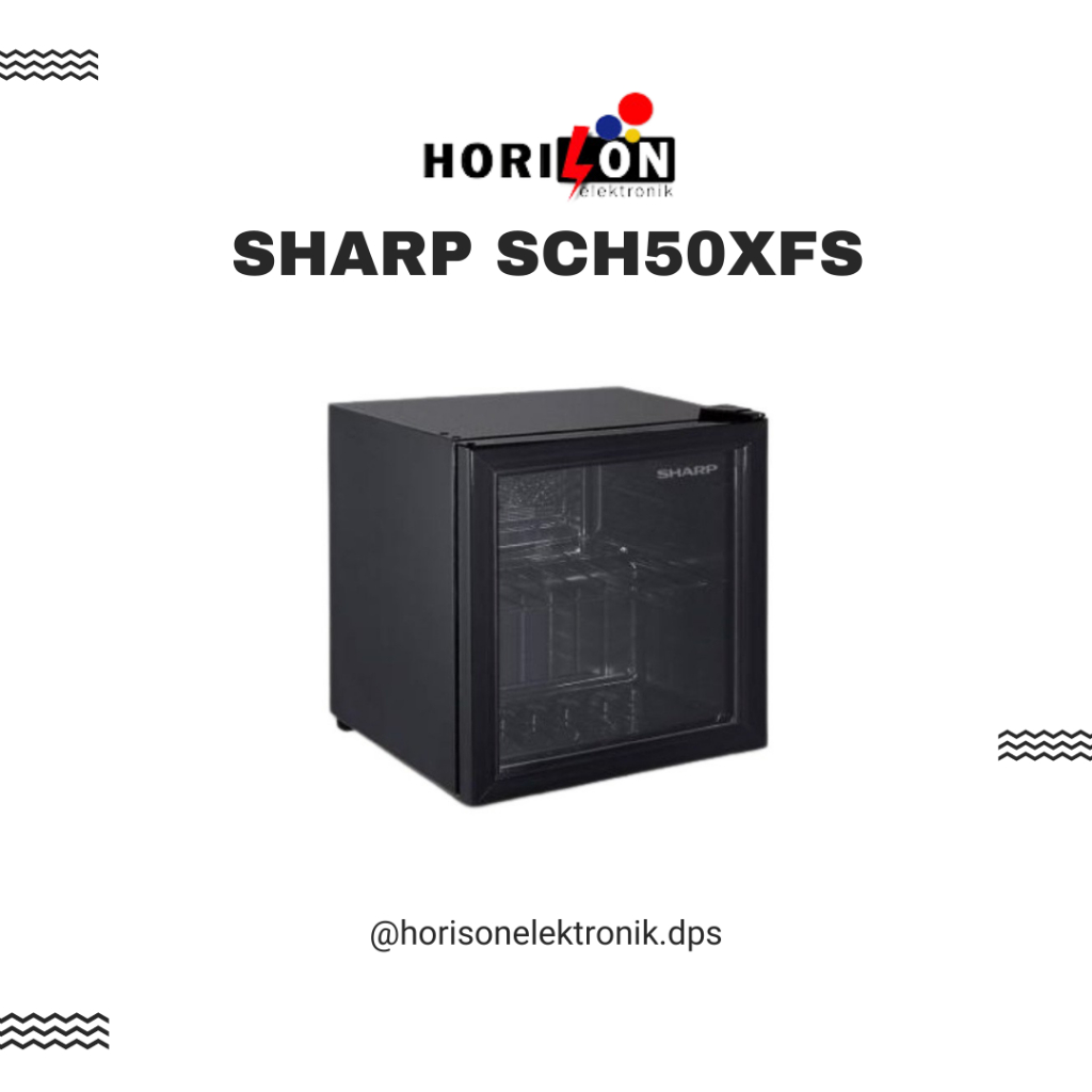 Jual SHOWCASE / MINI BAR SHARP SCH50XFS | Shopee Indonesia