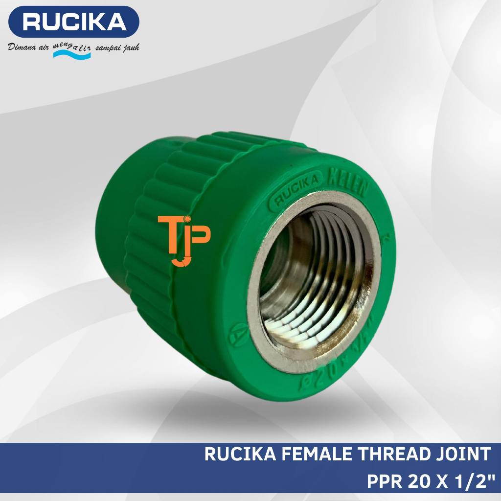 Jual SOCKET DRAT DALAM PPR RUCIKA DN 20x1/2" s.d 90x3"/FEMALE THREAD ...