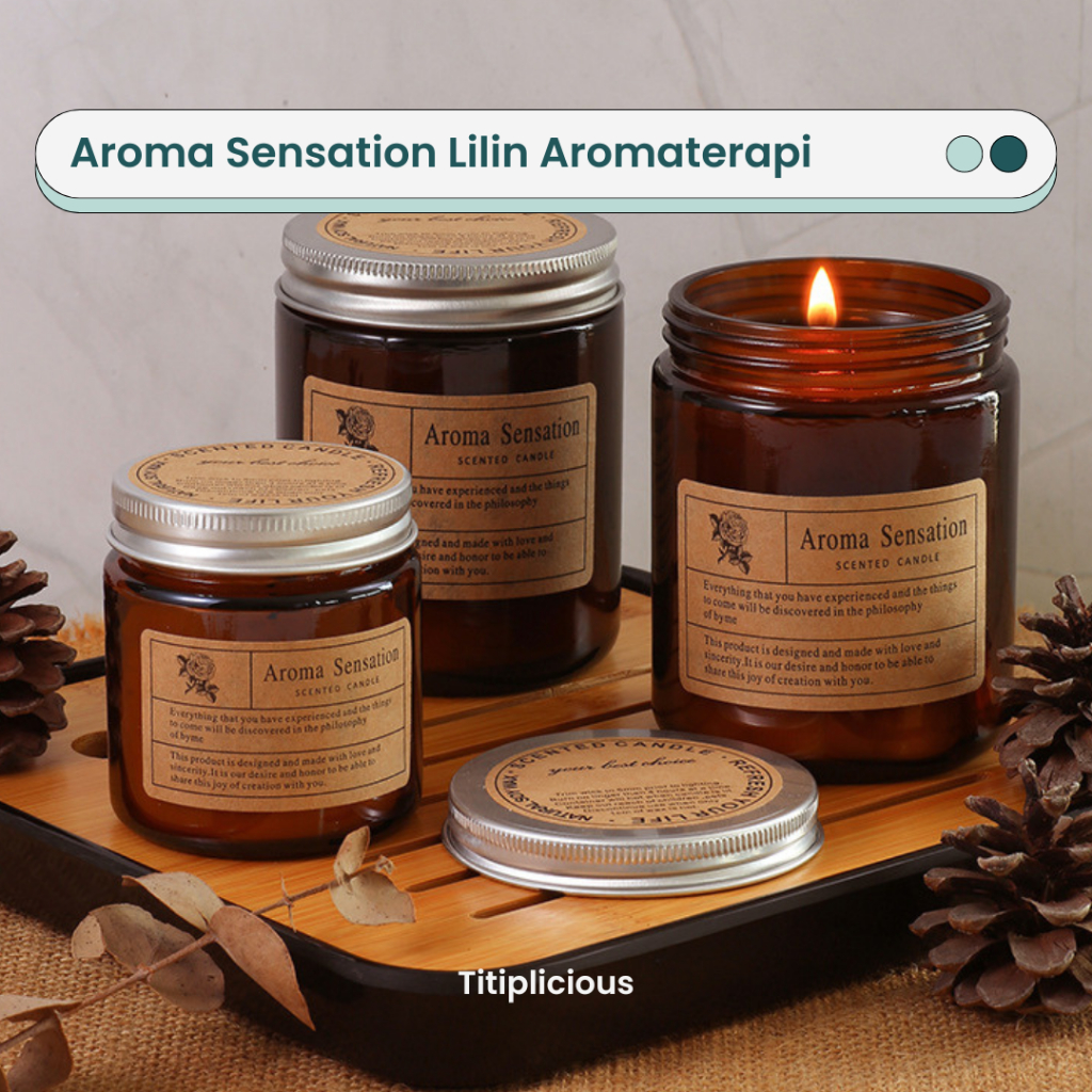 Jual Lilin Aromaterapi Scented Candle Aromatherapy Aesthetic Besar ...