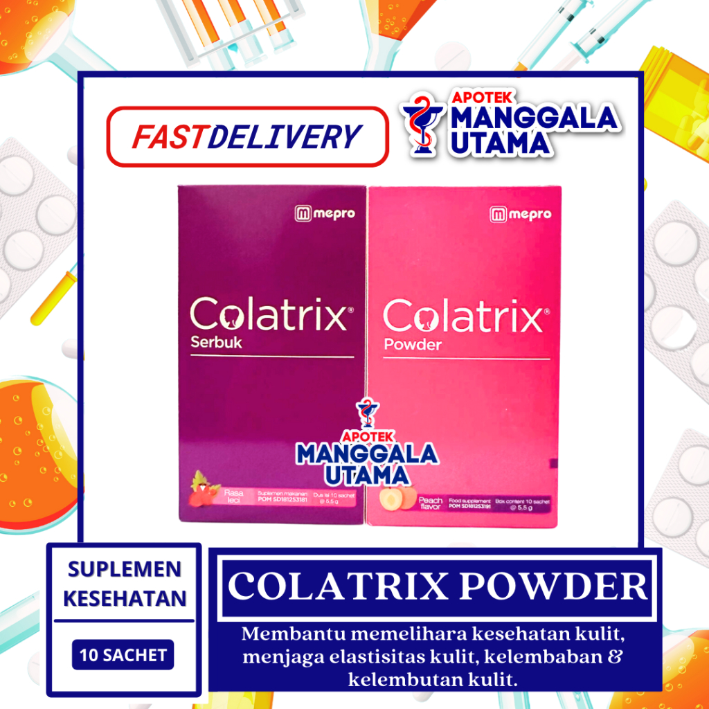 Jual COLATRIX POWDER PER BOX ISI 10 SACHET | Shopee Indonesia