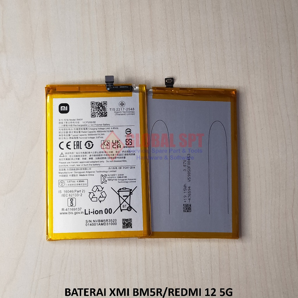 Jual BATERAI XIAOMI BM5R / REDMI 12 5G / BATRE / BATERE / BATTERY ...